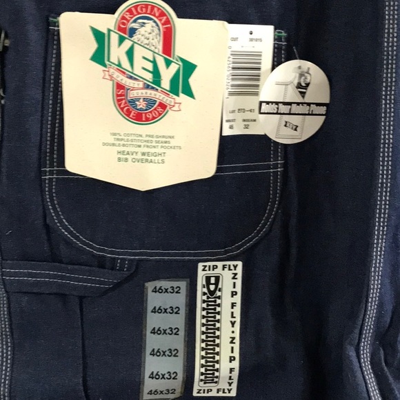 Key | Jeans | Vintage Mens Key Imperial Bib Overalls 46x32 | Poshmark